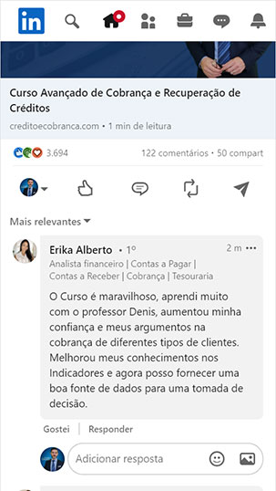 Curso de Cobrança e Recuperação de Créditos - CreditoeCobranca.com